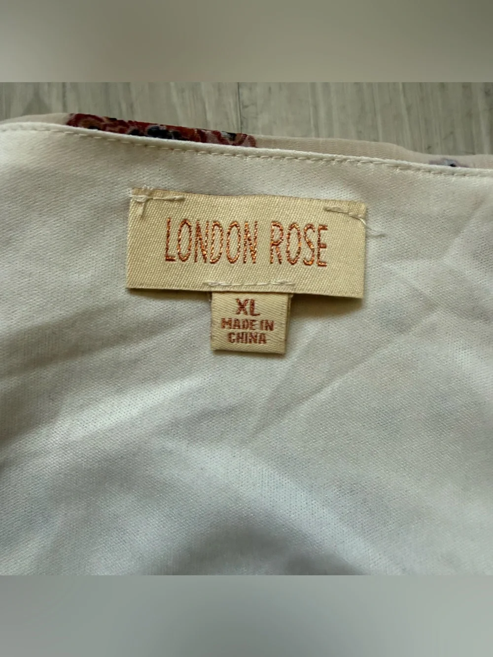 London Rose | Tops | Nwot London Rose Milkmaid Top Xl | Poshmark